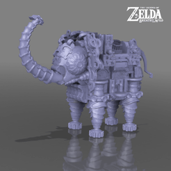 Download 3D printing templates Divine Beast - Vah Medoh - The Legend of ...