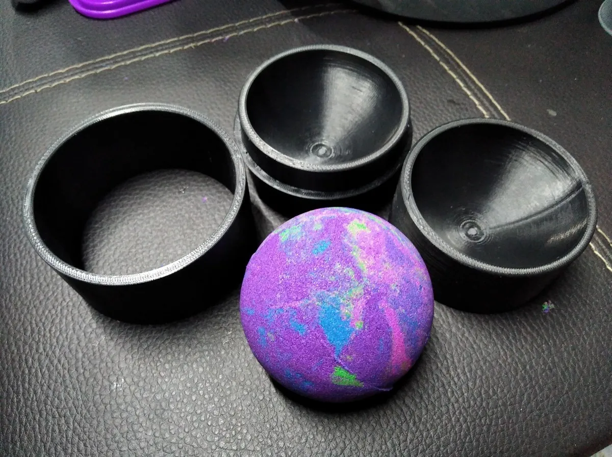 STL file SOLID SHAMPOO PRESS JABON SOLIDO MOLDE Bath Bomb Mold.・3D ...