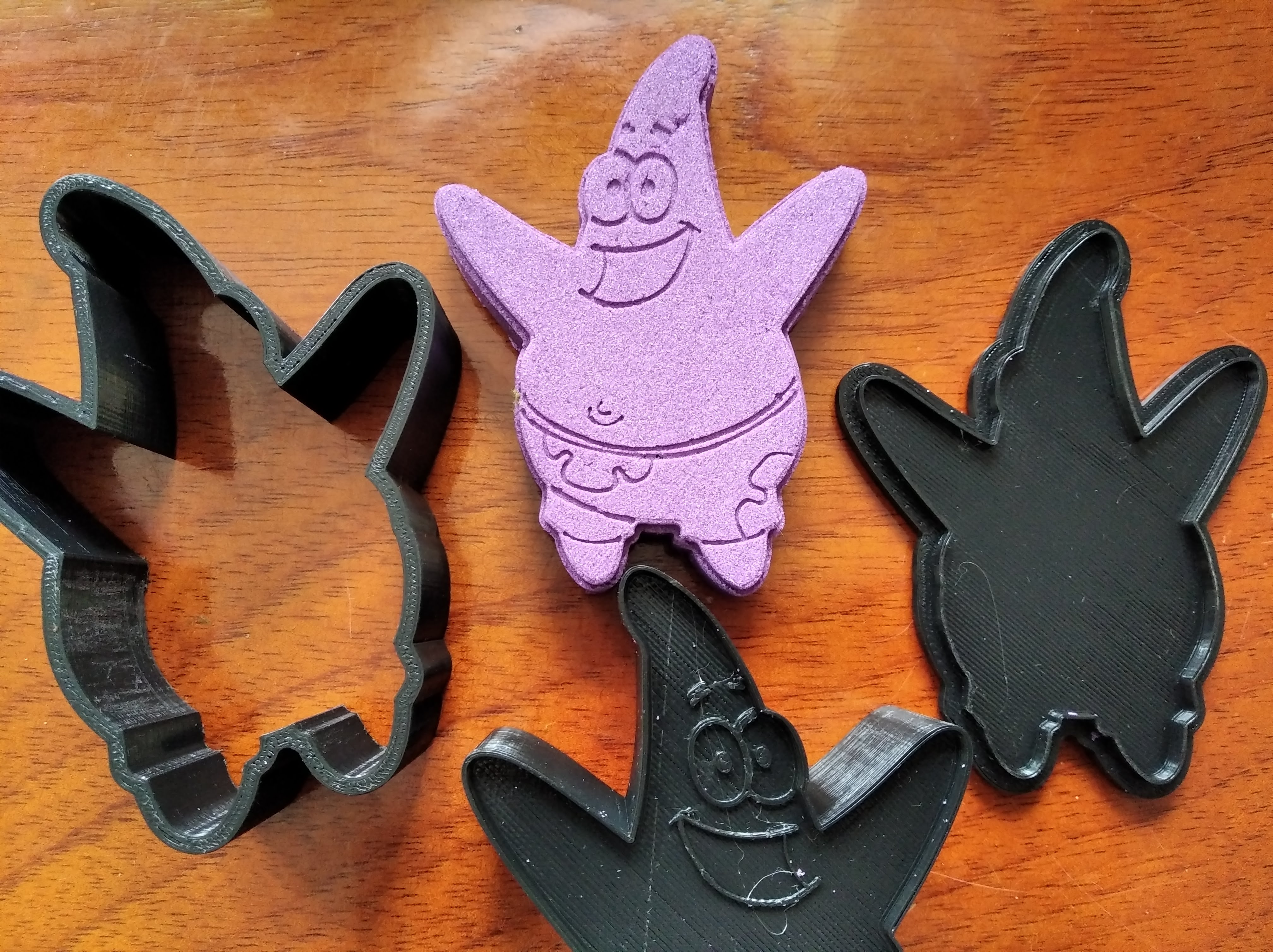 STL file patrick squarepants - MOLD BATH BOMB, SOLID SHAMPOO - MOLD ...