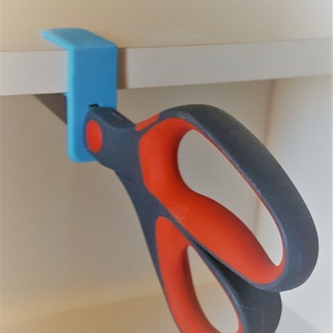 Download free STL file Simple Bracket for Scissor storage • 3D printing ...