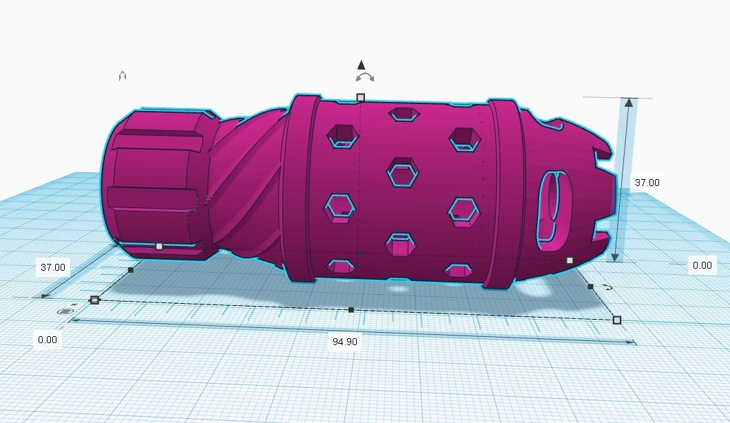 Free STL file Roket Muzzle・3D print design to download・Cults