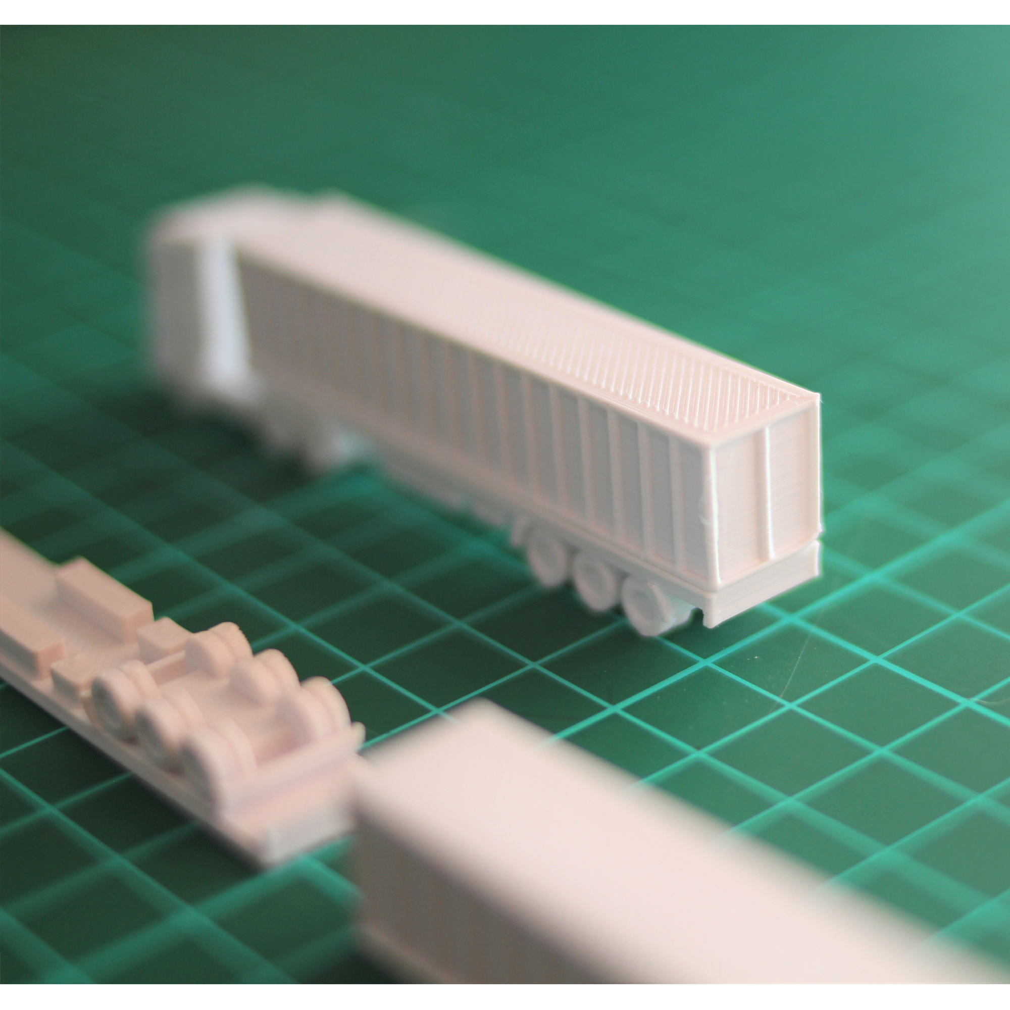 Файл STL Container Truck 1:200 🚚・Идея 3D-печати для скачивания・Cults