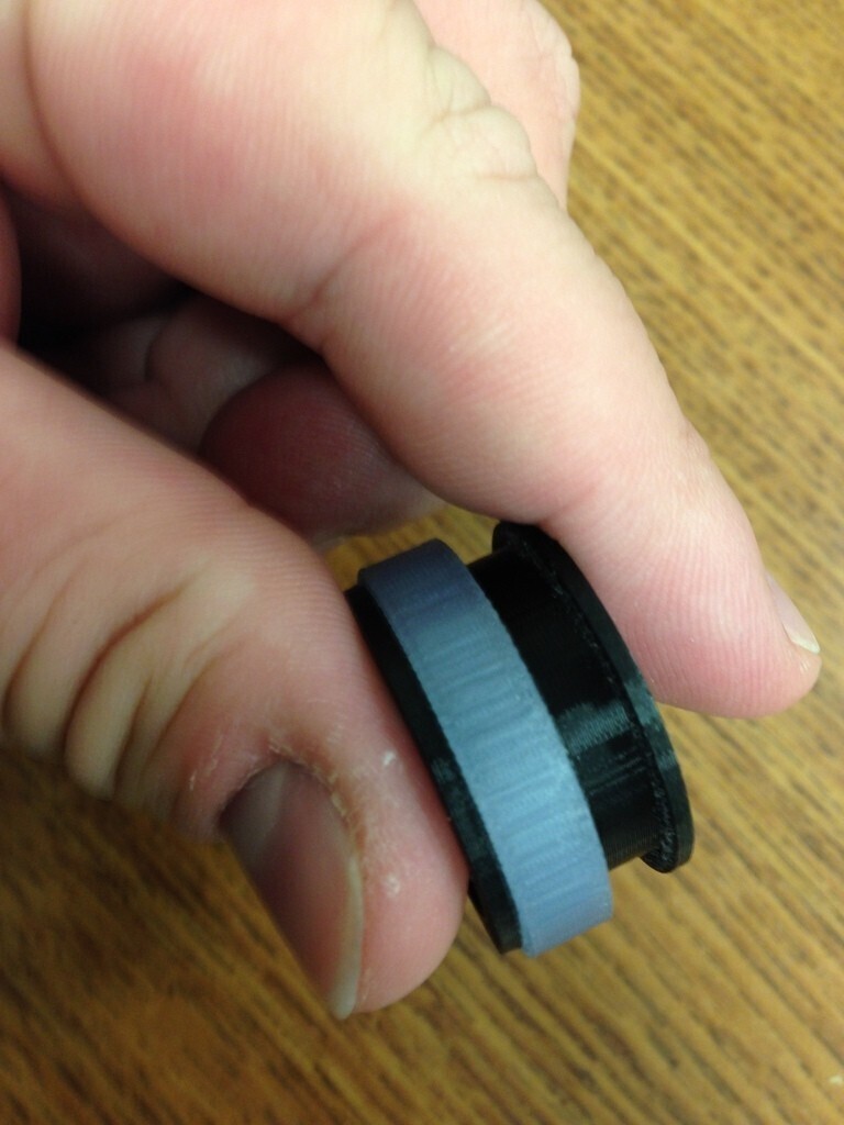 Free STL file Customizable Fidget Spinner Ring 👌・Object to download and ...