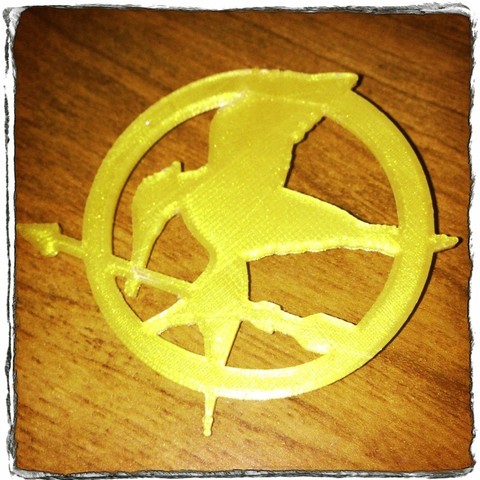 Download free STL file MockingJay Pin • 3D printer template ・ Cults