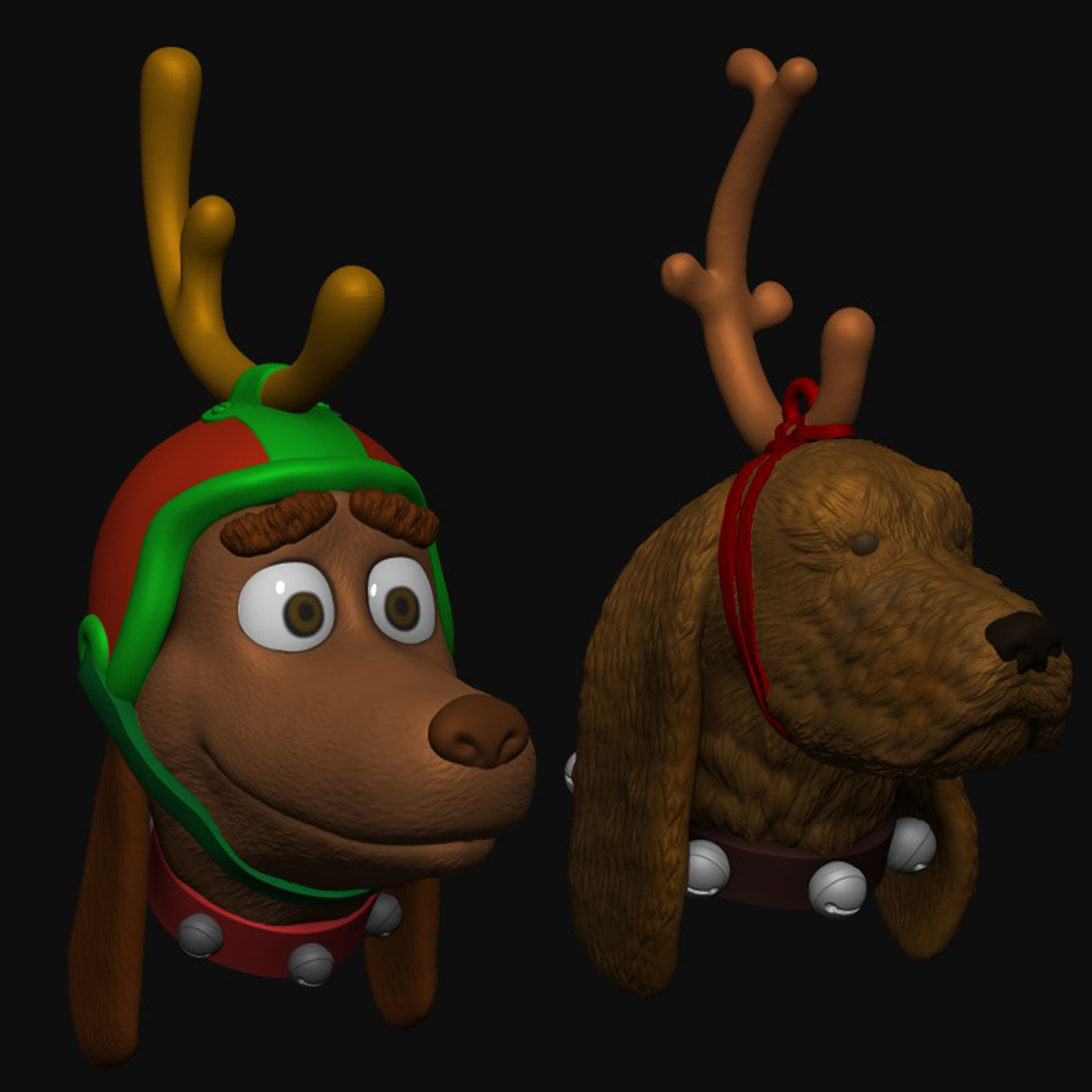 STL file MAX from The Grinch CHRISTMAS ORNAMENT 2X1 🎄・Model to download ...