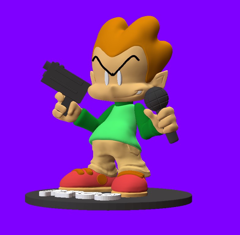 Fichier STL Pico de Friday Night Funkin' Fan Art 🎨・Modèle pour ...