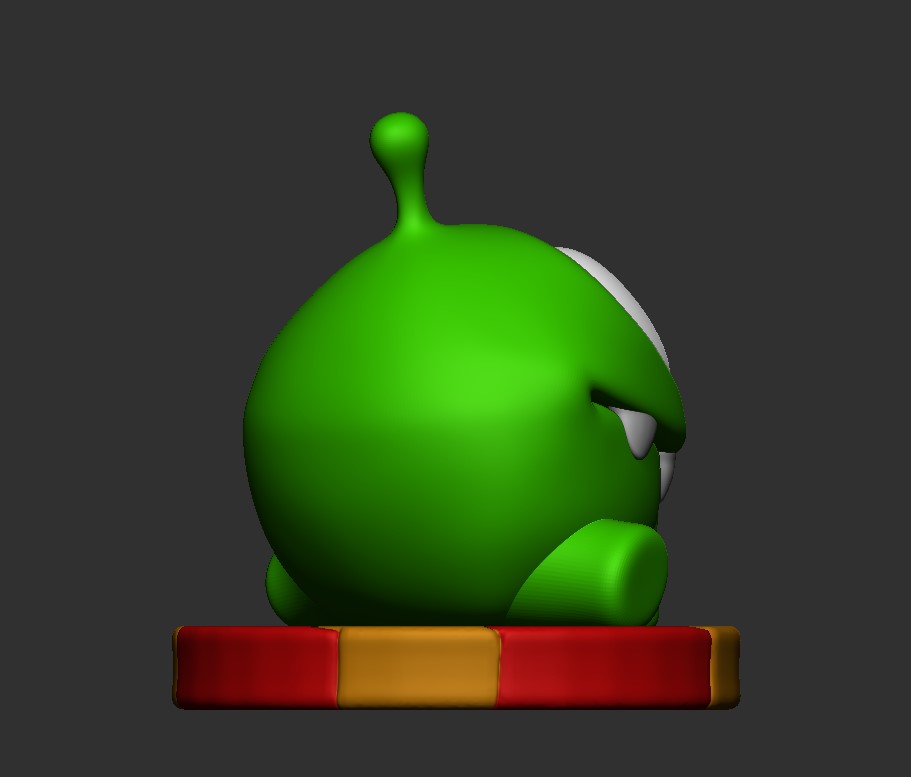 STL file Om Nom form Cut the rope games and series Fan Art 🎨・3D print ...