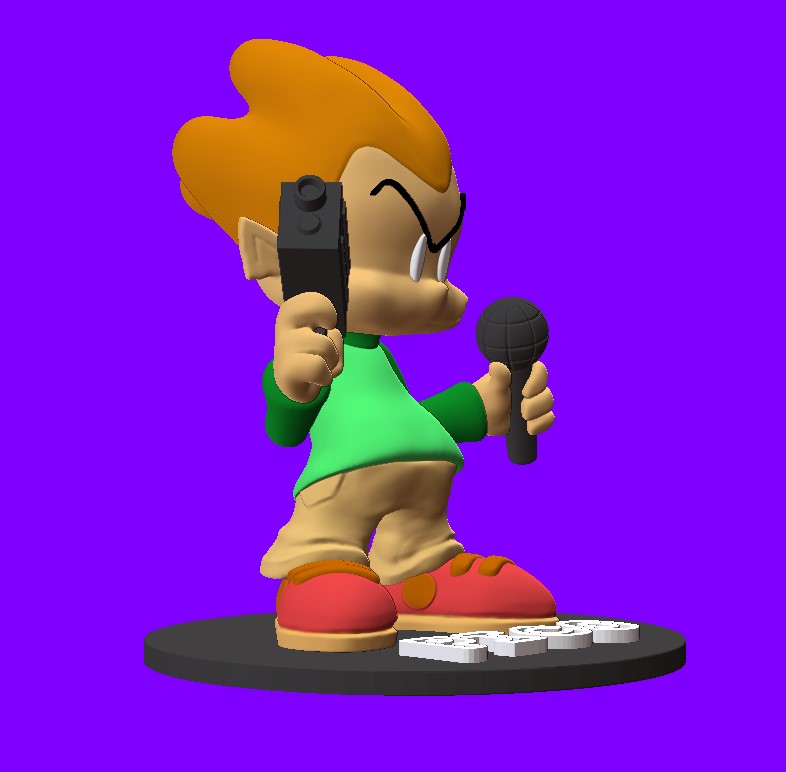 Fichier STL Pico de Friday Night Funkin' Fan Art 🎨・Modèle pour ...