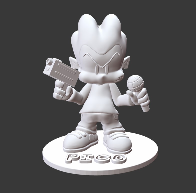 Fichier STL Pico de Friday Night Funkin' Fan Art 🎨・Modèle pour ...