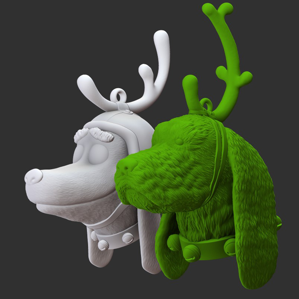 STL file MAX from The Grinch CHRISTMAS ORNAMENT 2X1 🎄・Model to download ...
