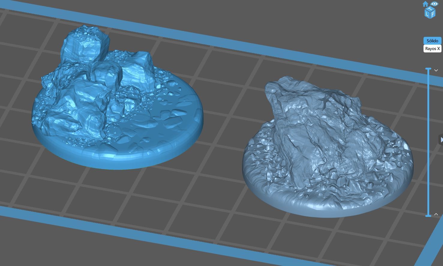 STL file Base plate 32mm, rock, stone・Model to download and 3D print・Cults