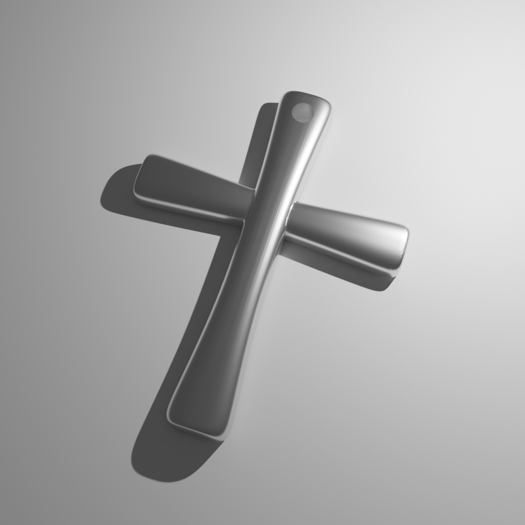 Free STL file Cross pendant (free)・3D printer model to download・Cults
