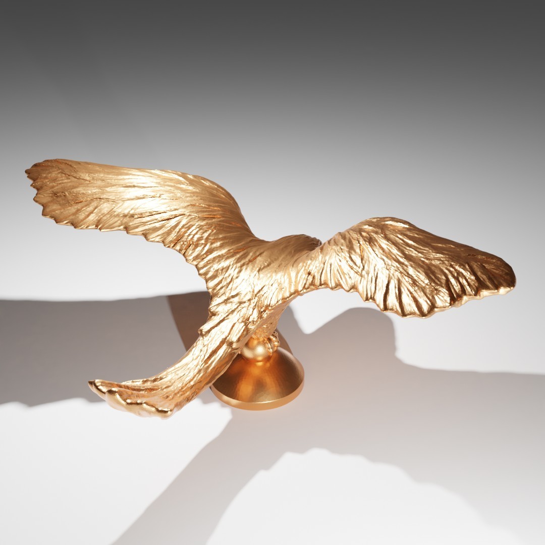 STL file Horus Falcon Sculpture 🗿・Model to download and 3D print・Cults