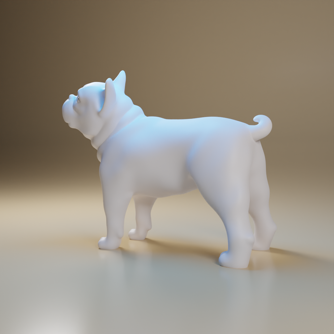 STL file Cute Bulldog・Template to download and 3D print・Cults