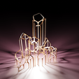 Download STL file Crystal Jewelry Stand • 3D printer design ・ Cults