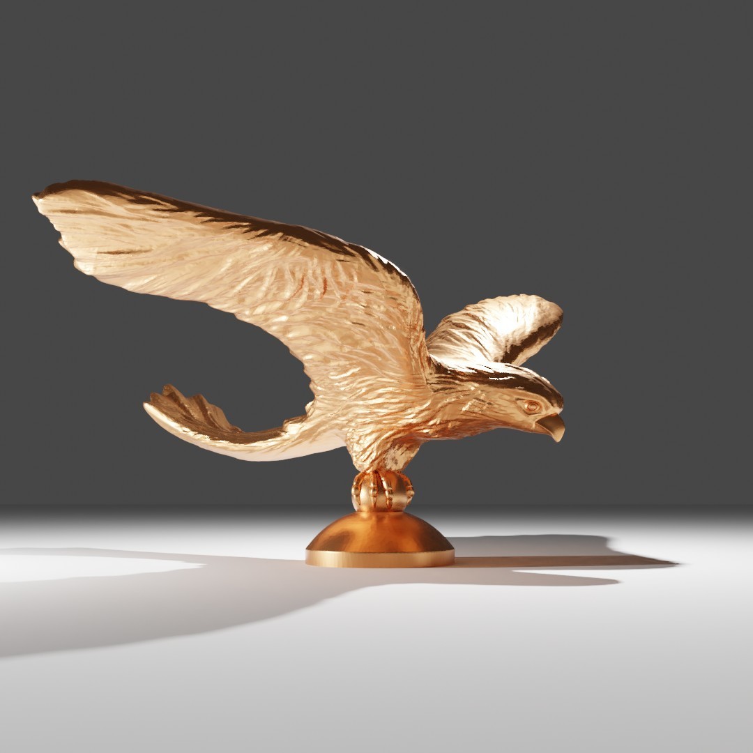 STL file Horus Falcon Sculpture 🗿・Model to download and 3D print・Cults