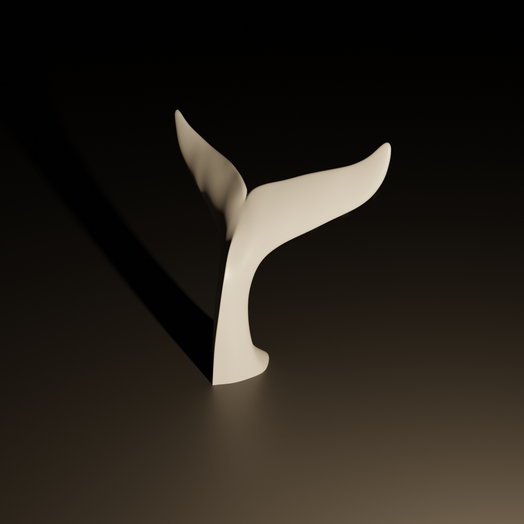 STL file Whale Tail・3D printer model to download・Cults