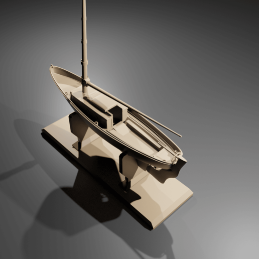 Download STL Decorative Sailboat ・ Cults