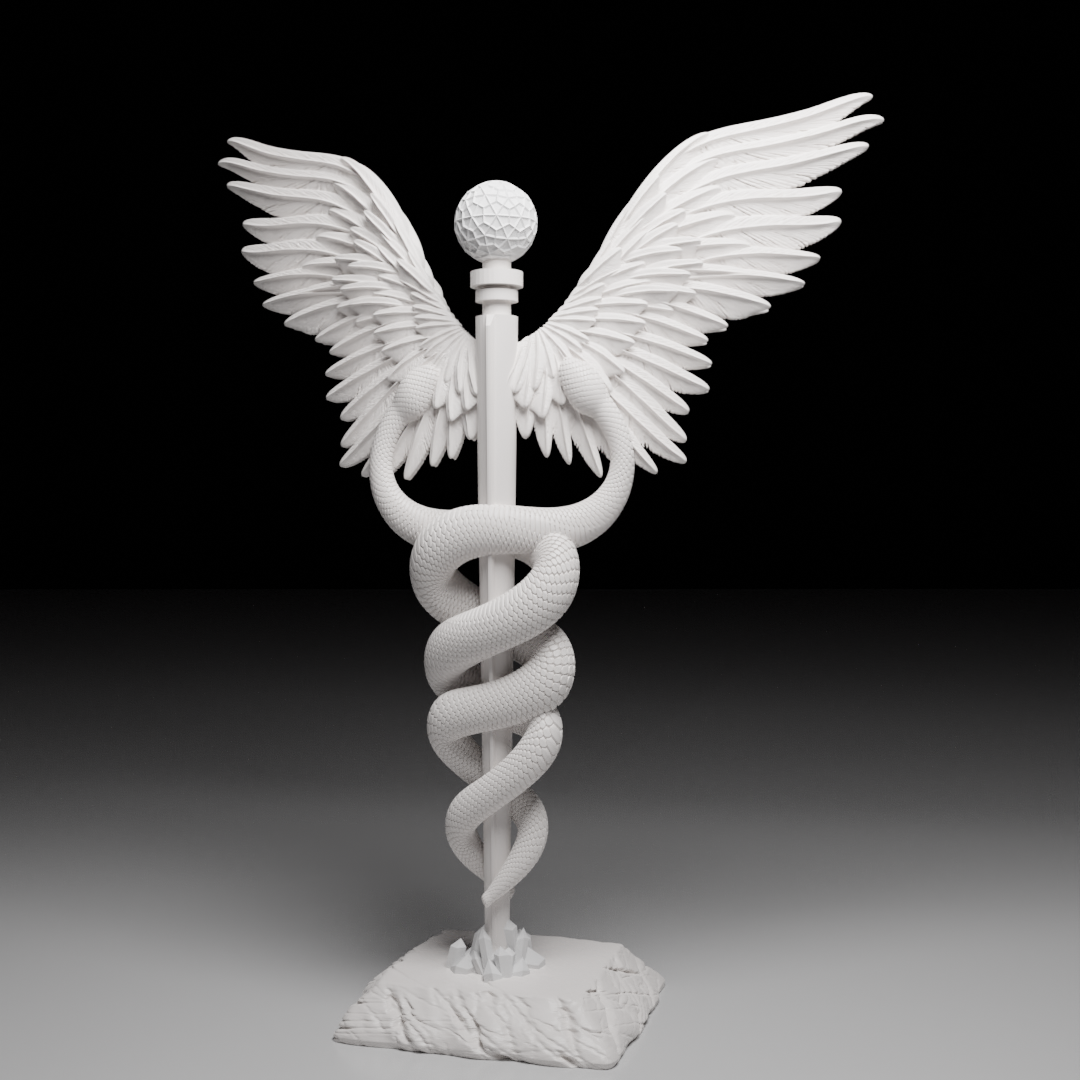 Fichier STL Caduceus・Modèle imprimable en 3D à télécharger・Cults