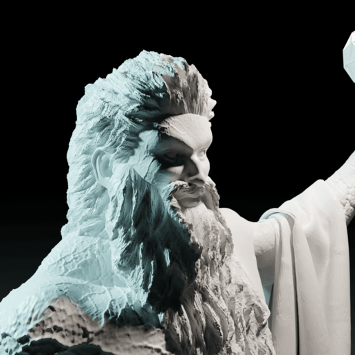 Download STL file Zeus Sculpture • 3D printing model ・ Cults