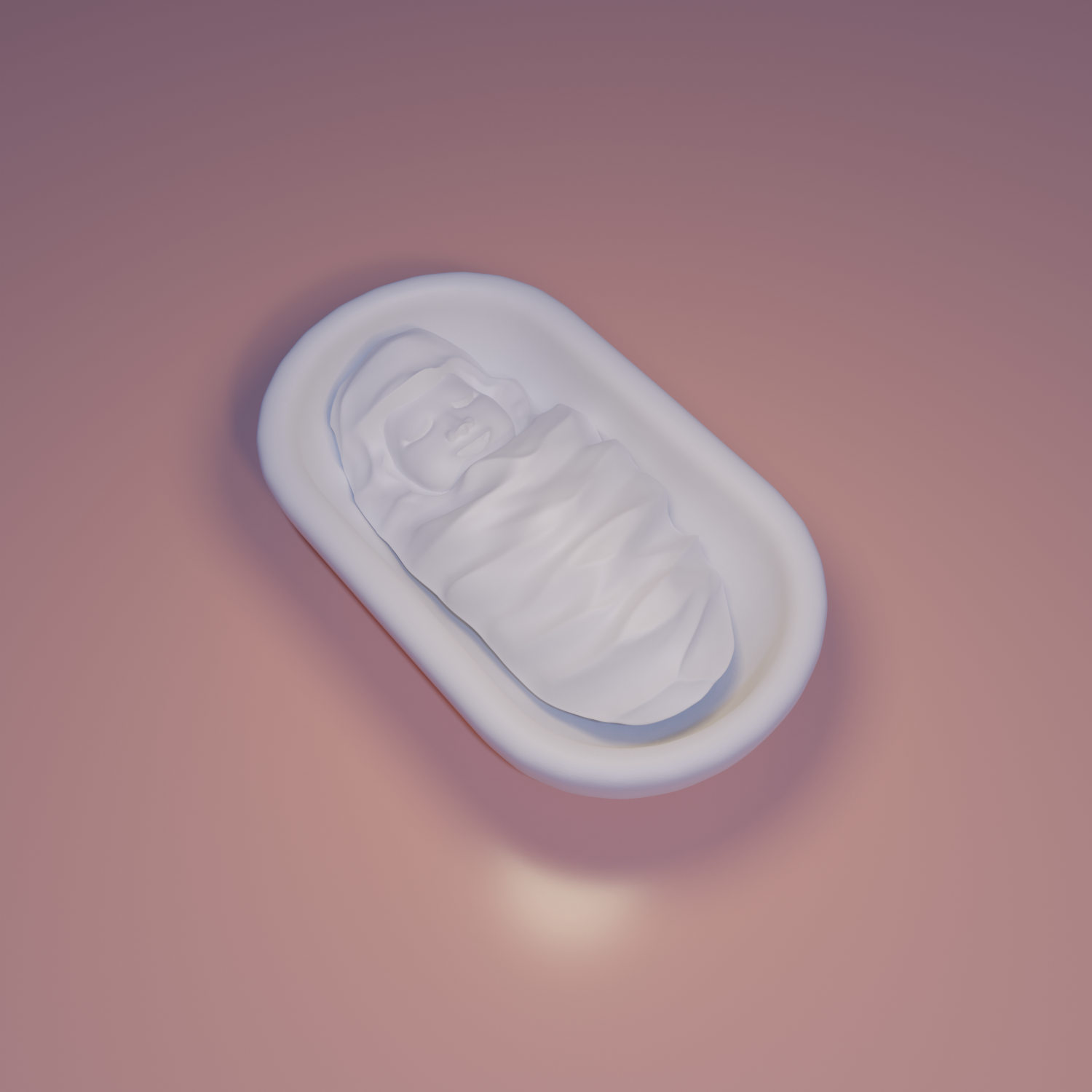 STL file Christmas crib 🎄・3D printable model to download・Cults
