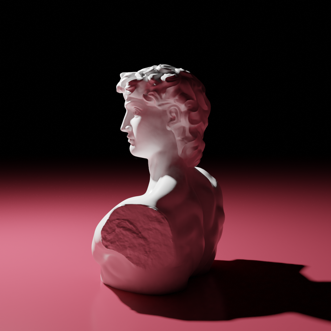 STL file Sculpture David Bust 🗿・3D printing model to download・Cults