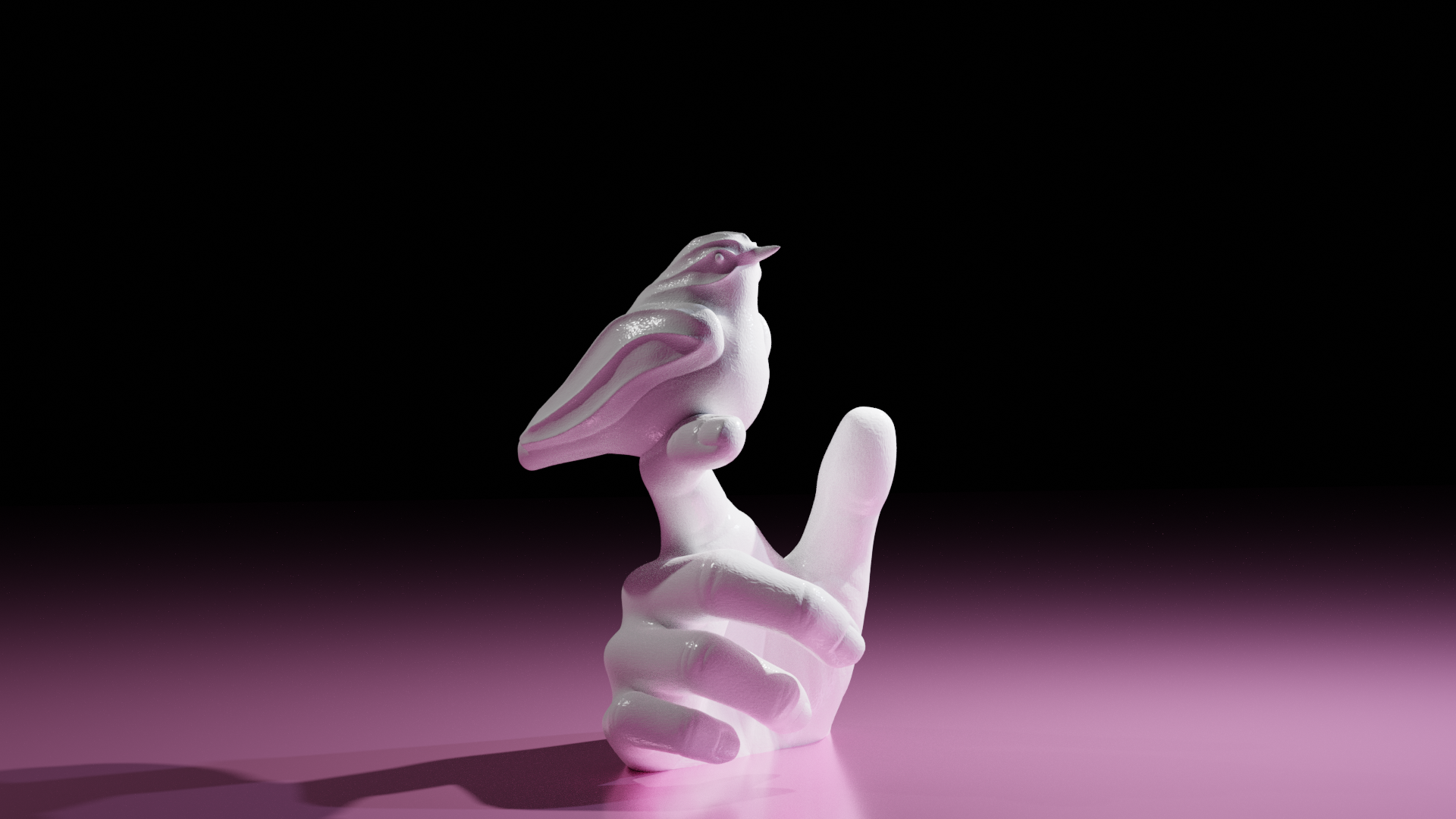 STL file Hand Holding Bird Decorative・3D printable design to download・Cults