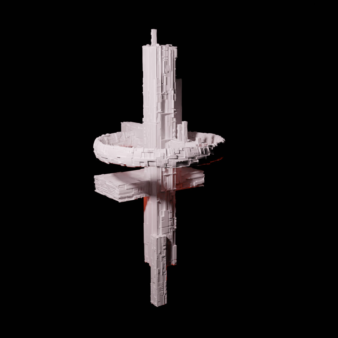Wheel Space Station Art