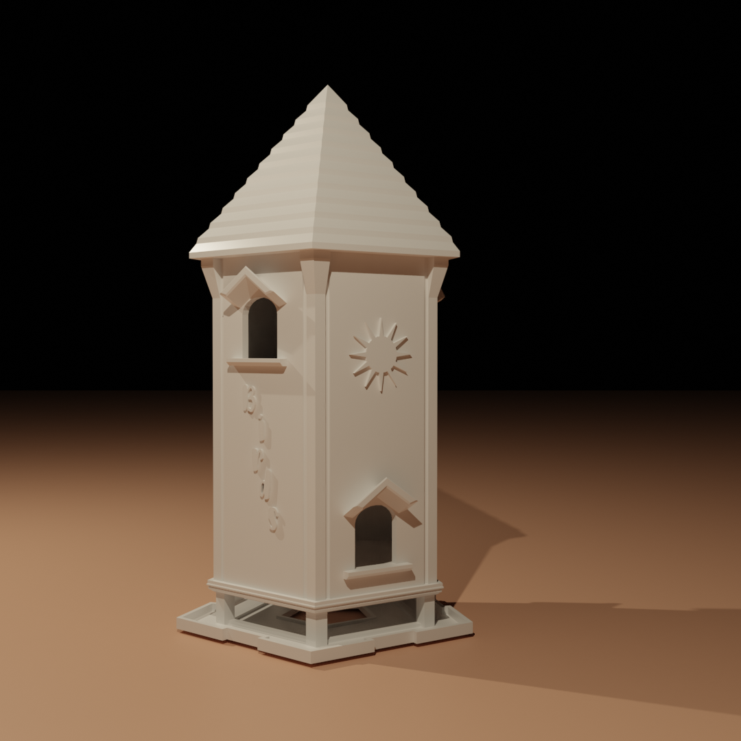 Free STL file Garden Bird Mansion (free) 🐦・3D printing design to ...