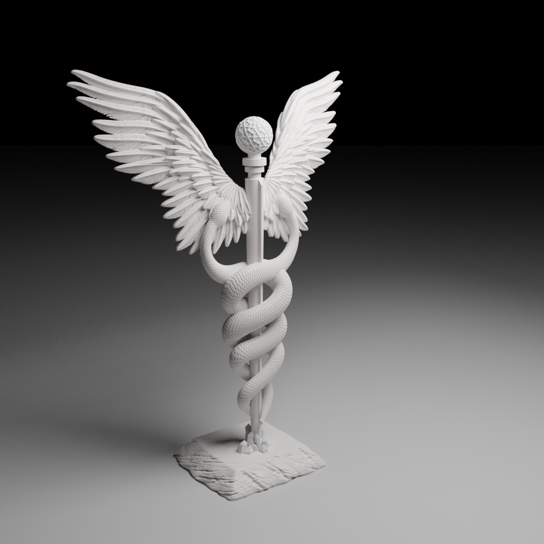 Fichier STL Caduceus・Modèle imprimable en 3D à télécharger・Cults