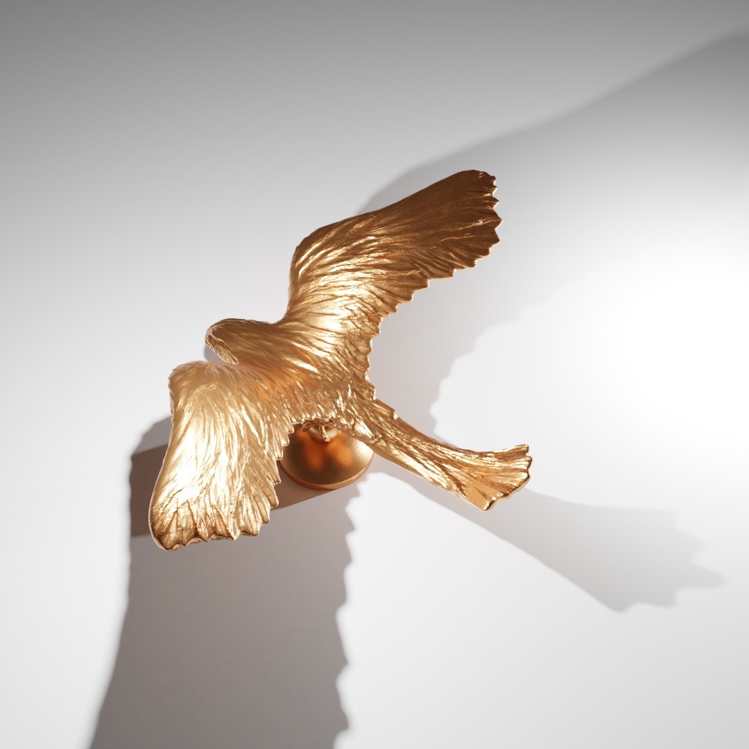 STL file Horus Falcon Sculpture 🗿・Model to download and 3D print・Cults