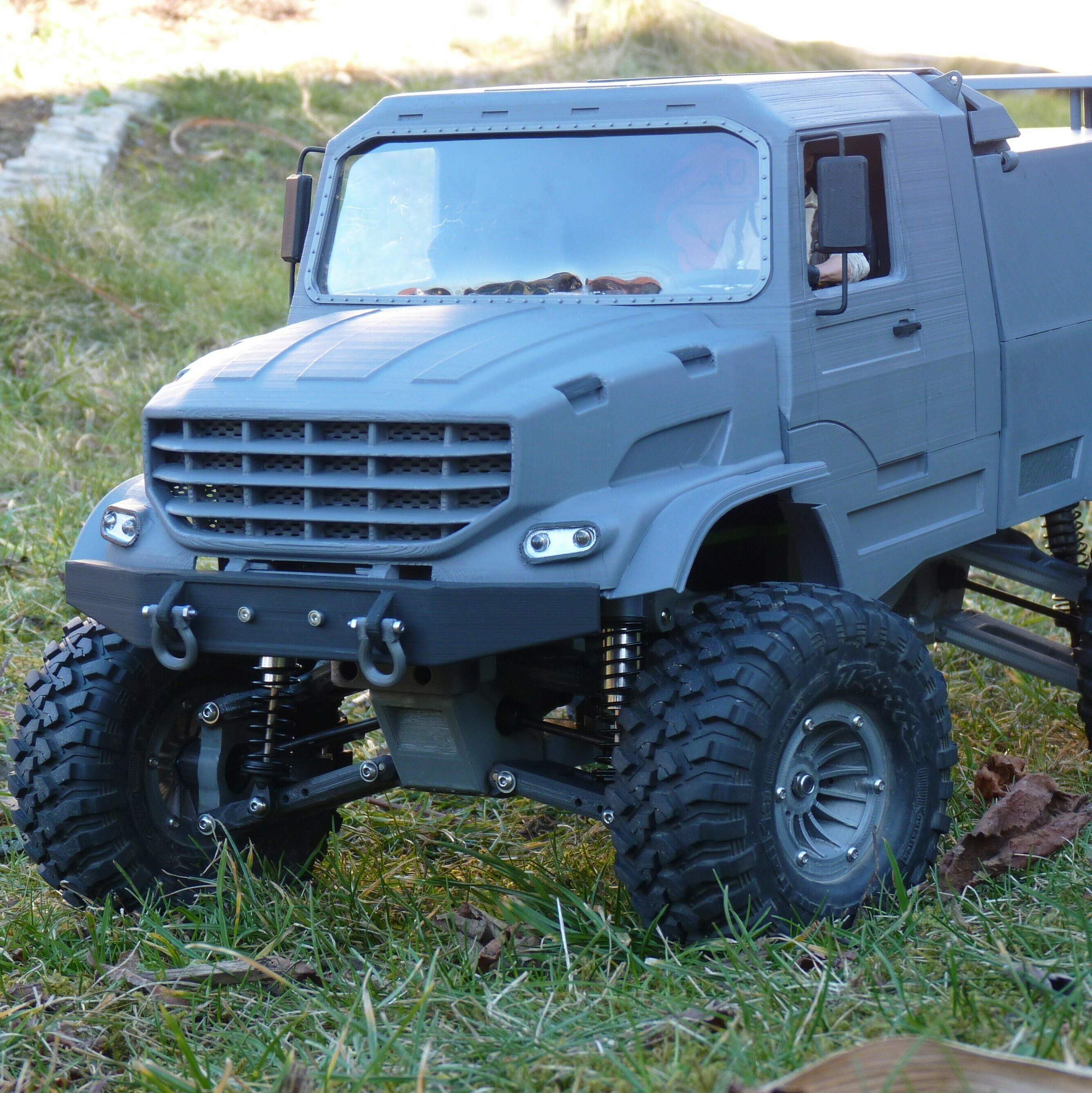 Impresión 3D Kamaz Dakar (Mercedes Zetros) cabina y capó NUEVA VERSIÓN ...