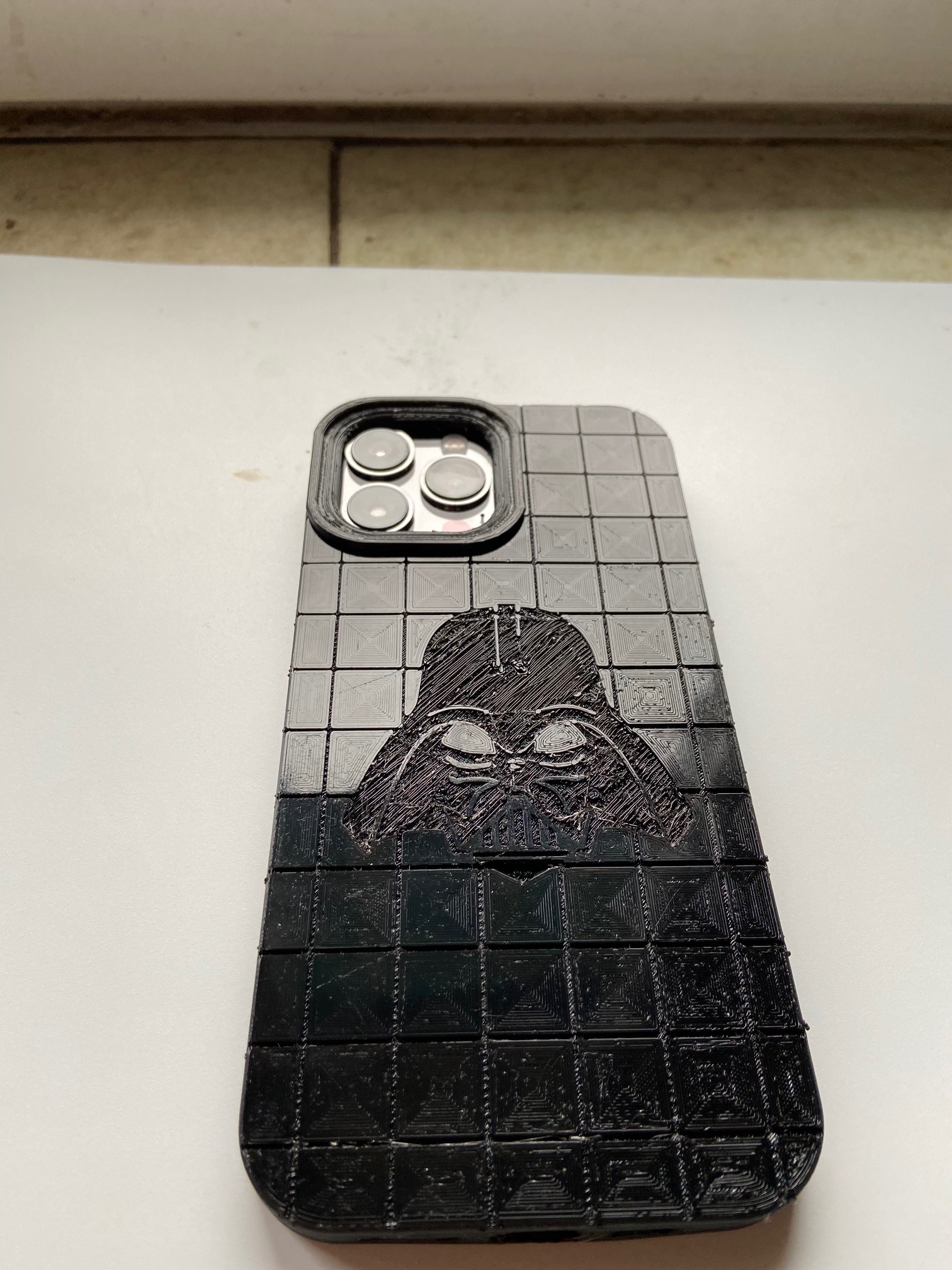 STL file Iphone 13 Pro Max CASE + Dark VADOR version 📱・3D printing ...