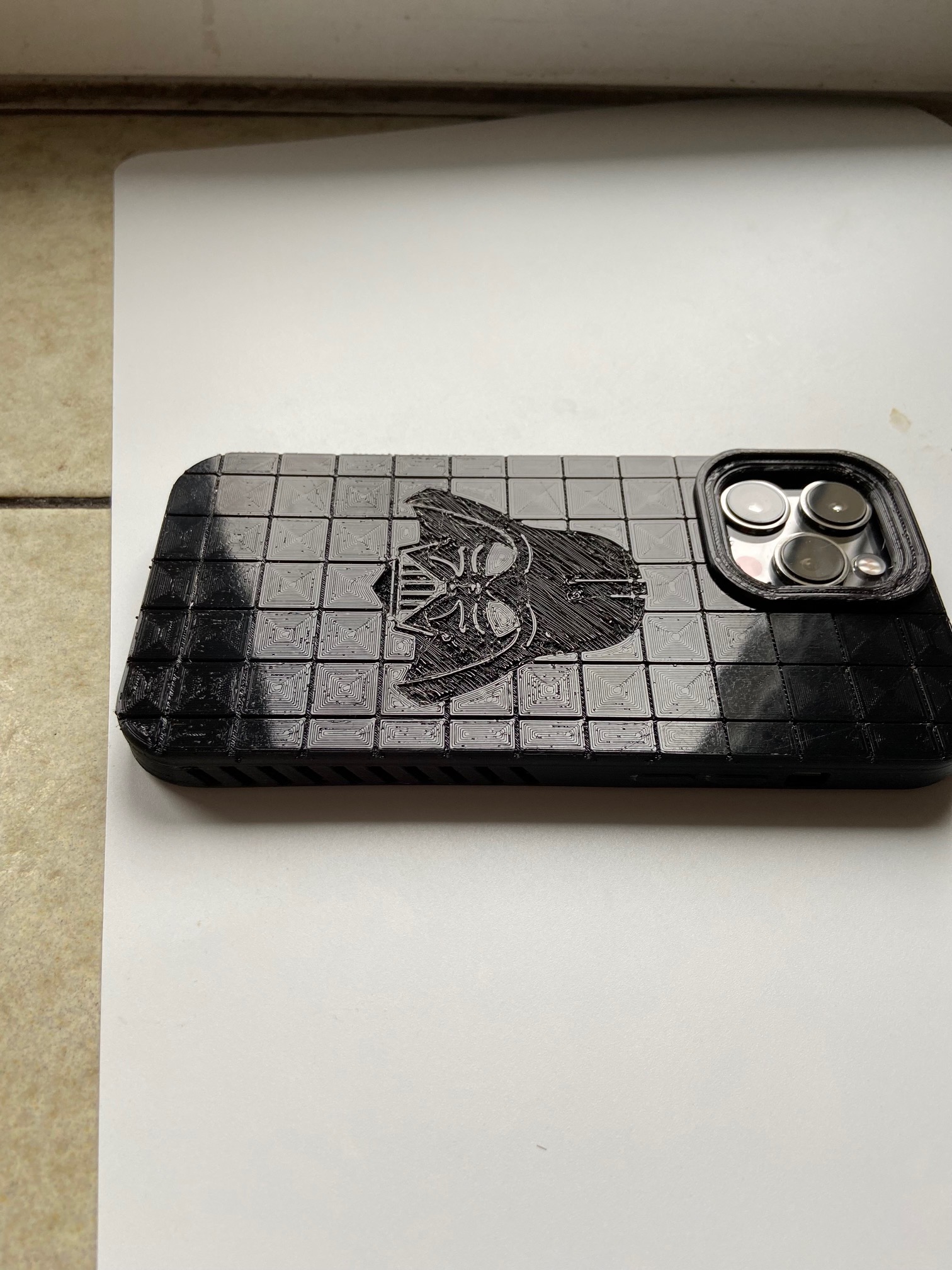 STL file Iphone 13 Pro Max CASE + Dark VADOR version 📱・3D printing ...