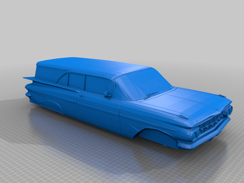 Free STL file 1959 Chevrolet Impala Wagon 🚙・3D print design to download ...