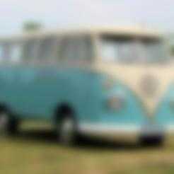 Download free STL file VW Combi T1 Split Samba Bus 1959 • 3D print ...