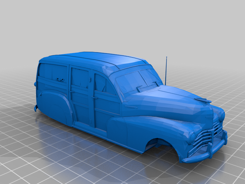 Free STL file Chevrolet Fleetmaster Station Wagon Woody 1948・3D ...