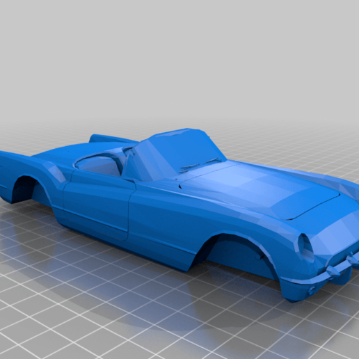 Download free STL file Chevrolet Corvette C1 1955 • 3D printable design ...