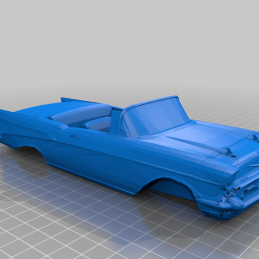 Download free STL file Chevrolet Bel Air Convertible (1957) • 3D ...