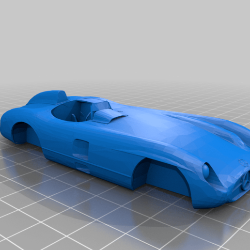 Download free STL file Mercedes-Benz 300 SLR 1955 • 3D printable design ...