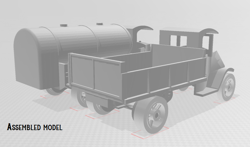 STL file Mack AC Bulldog 1916 WW1 👽・3D printable model to download・Cults