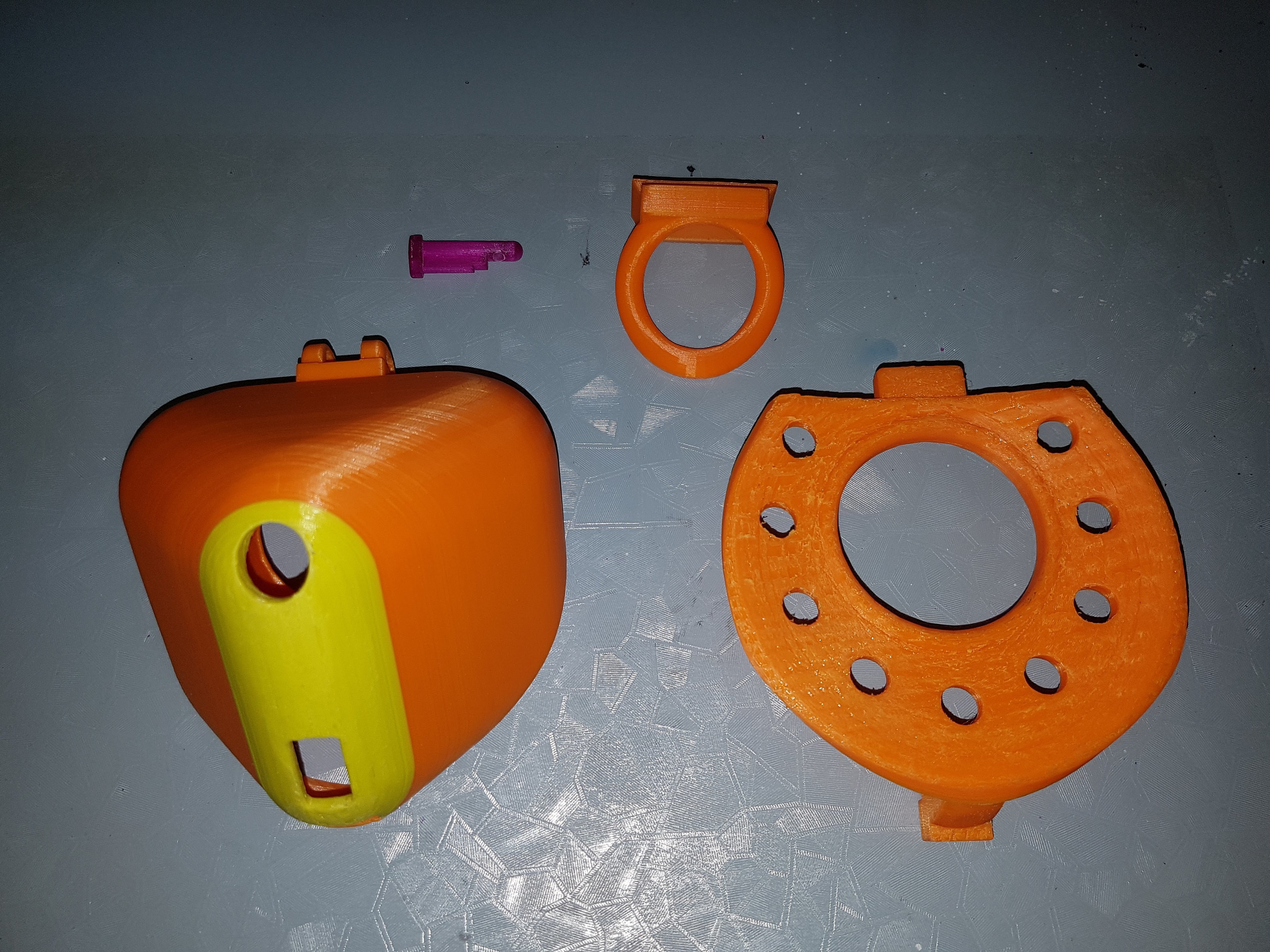 STL file P7 Full Coverage Male Chastity CAGED FRONT only ♂️・Design to ...