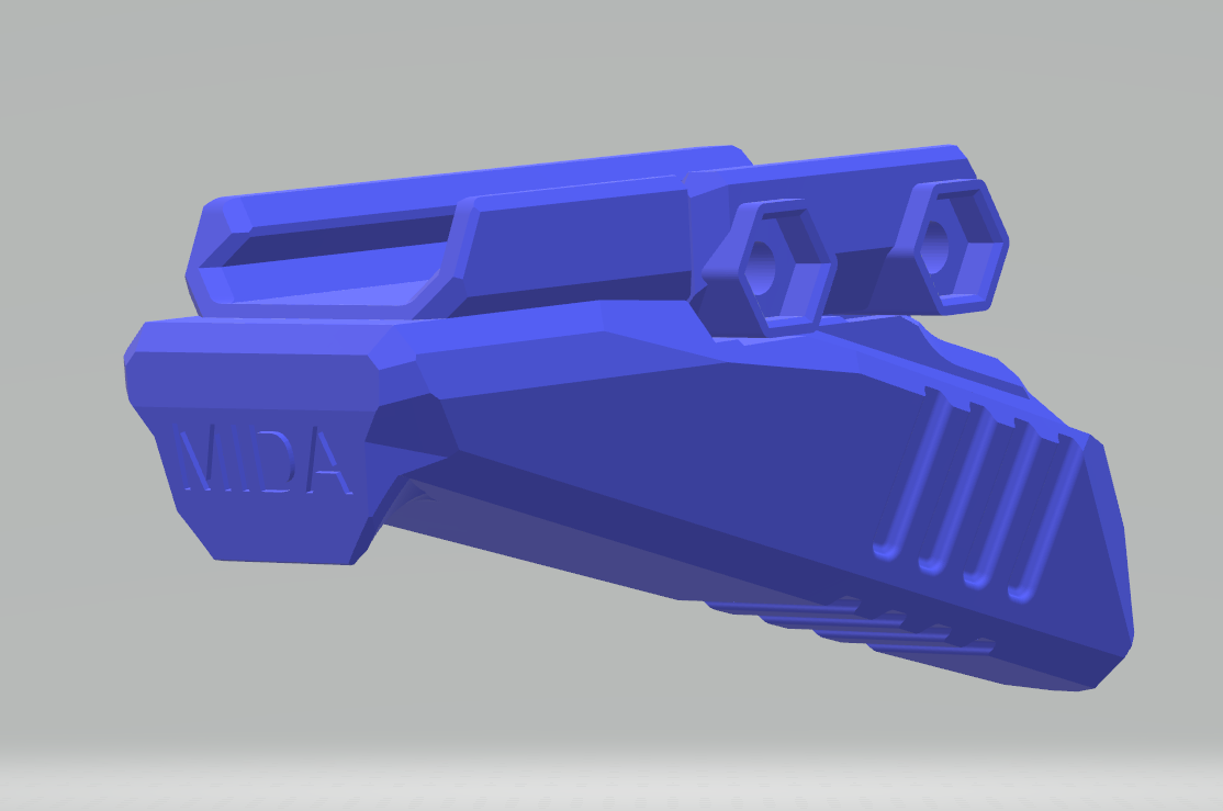 STL file Strong Angled Grip・3D printable model to download・Cults