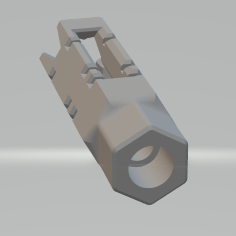 Download STL file Suppressor V.1 • 3D printing design ・ Cults