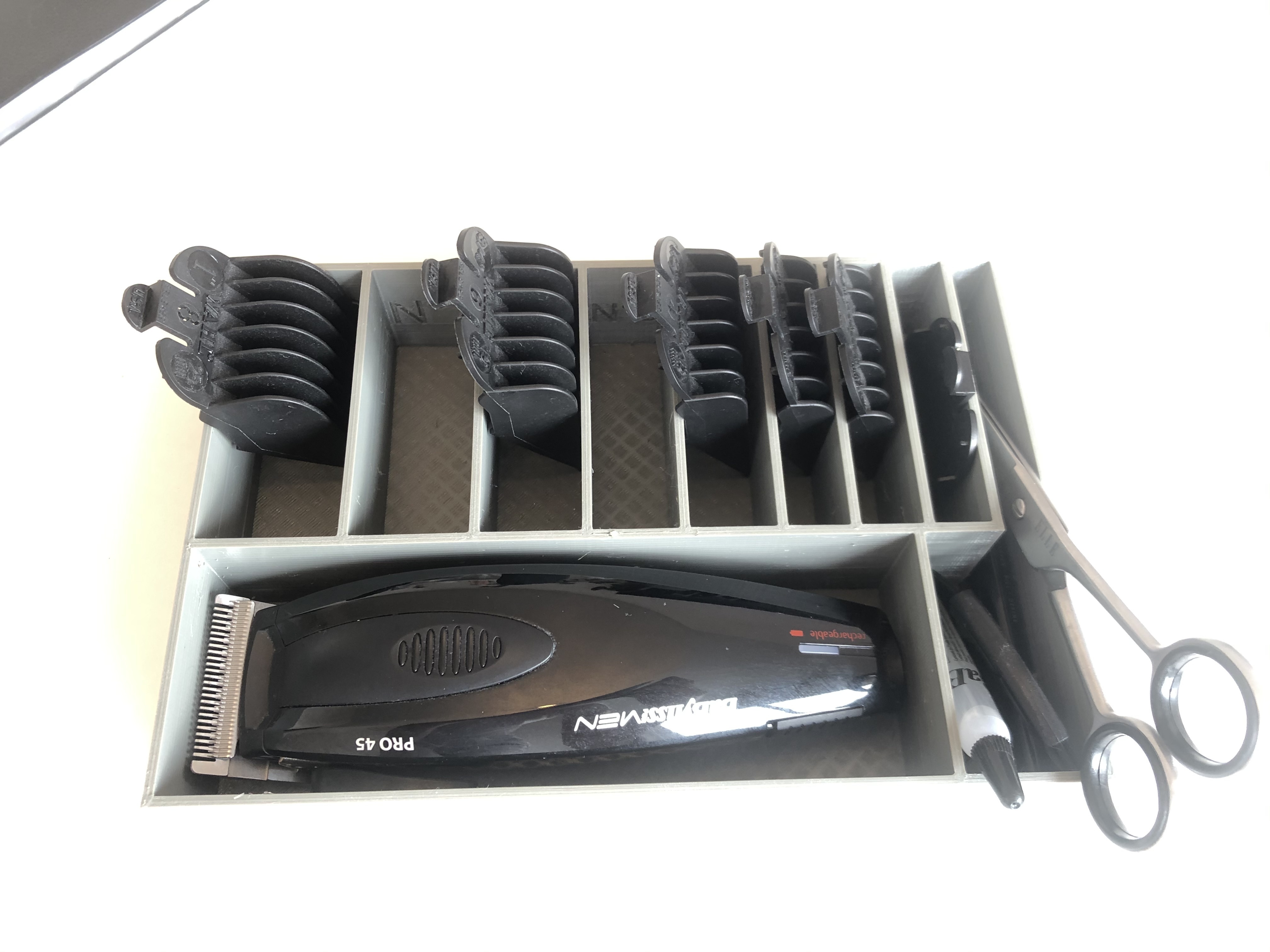 STL file Storage box for hair clippers・Model to download and 3D print・Cults