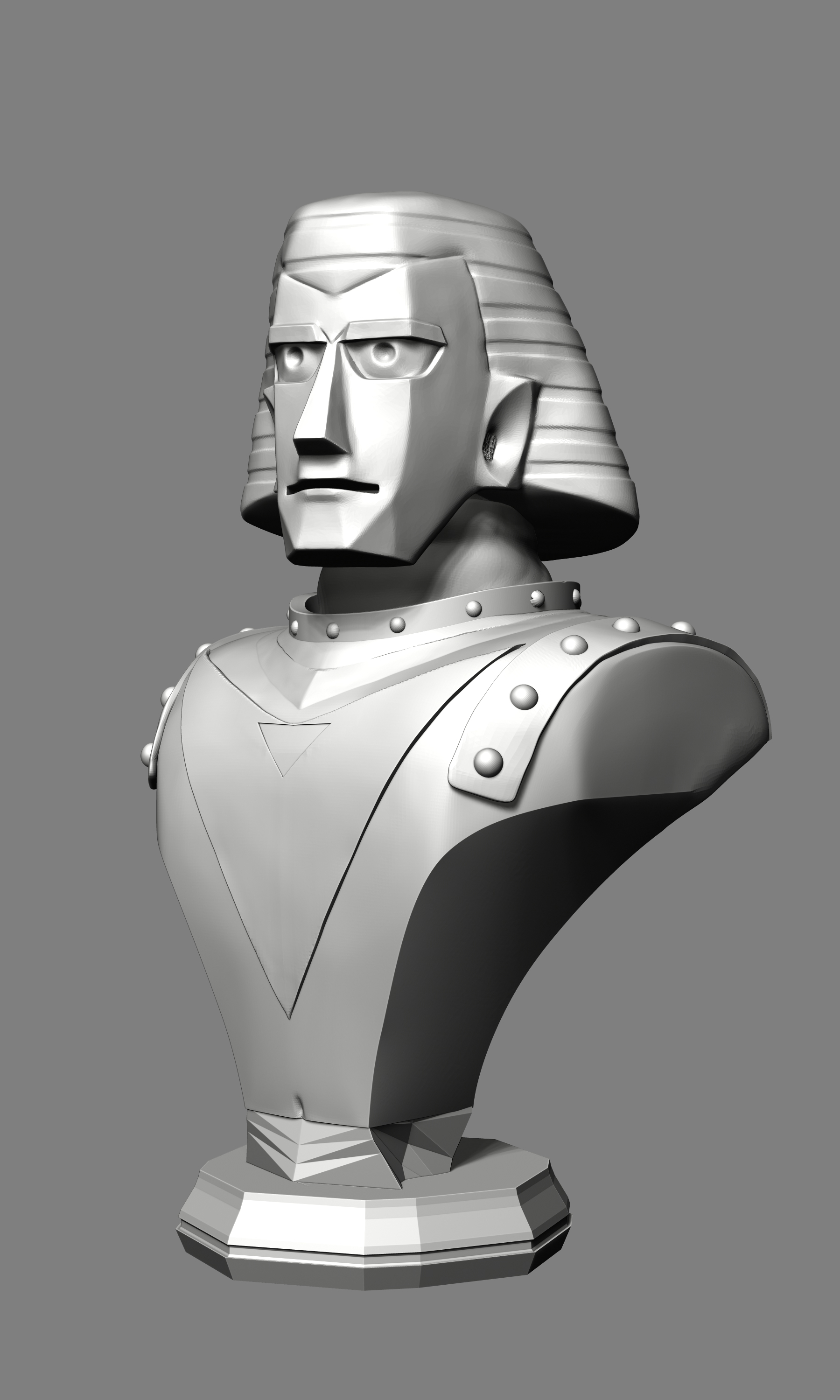 3D file Giant Robot Bust・Model to download and 3D print・Cults