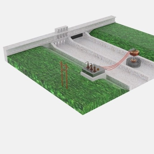 Download 3D printing models Hydro Power Plant ・ Cults