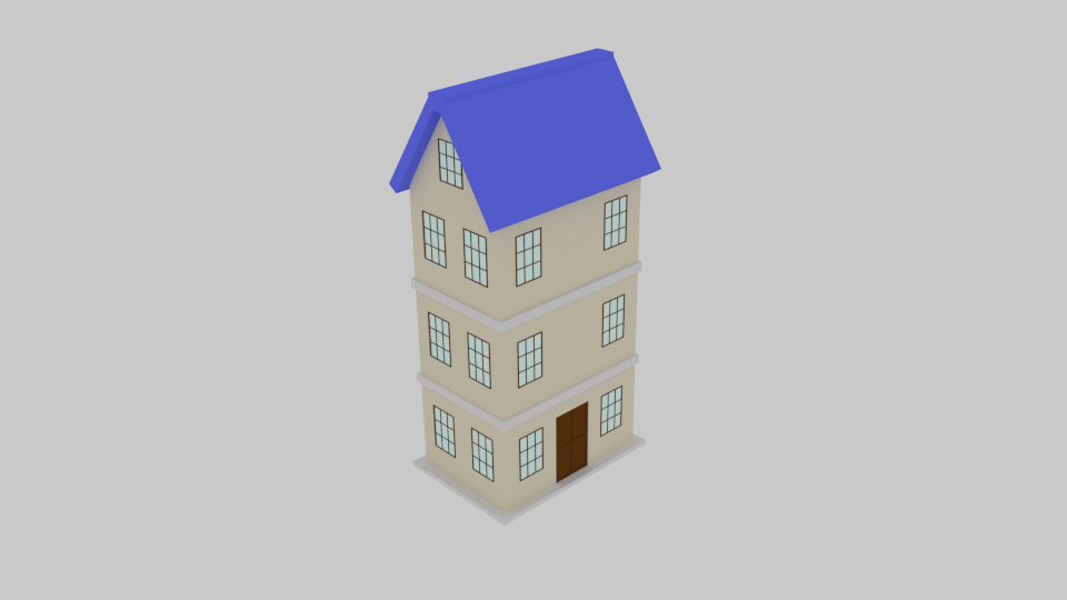 3D file Toon House・3D printing template to download・Cults