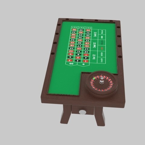 Download STL file Roulette Table • 3D printer object ・ Cults
