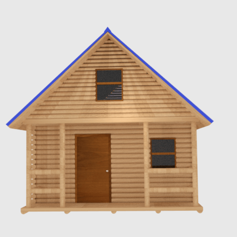 Download STL file Log Cabin • 3D printer template ・ Cults